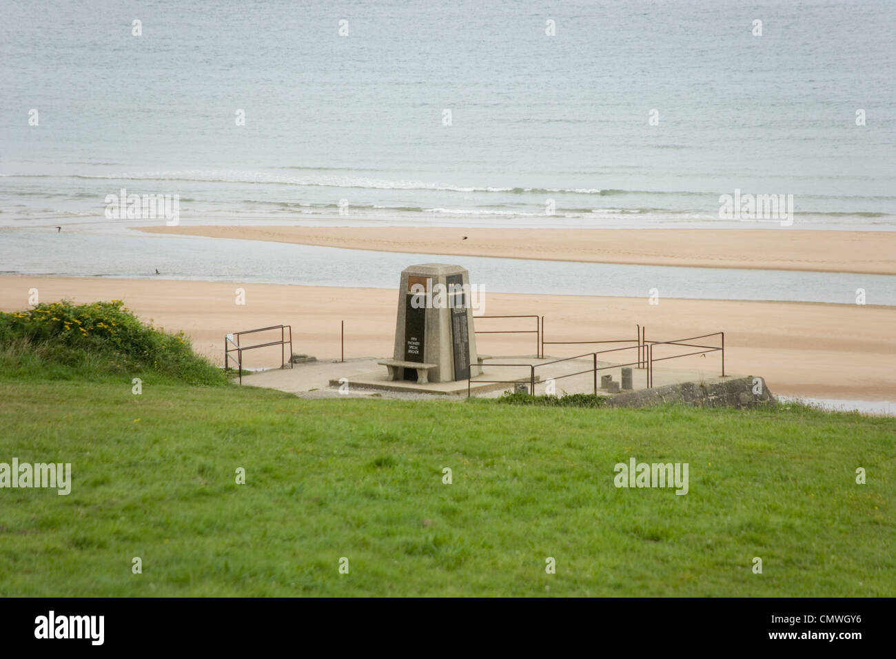 5th Engineer Special Brigade Memorial remembering the D Day dead sited ...