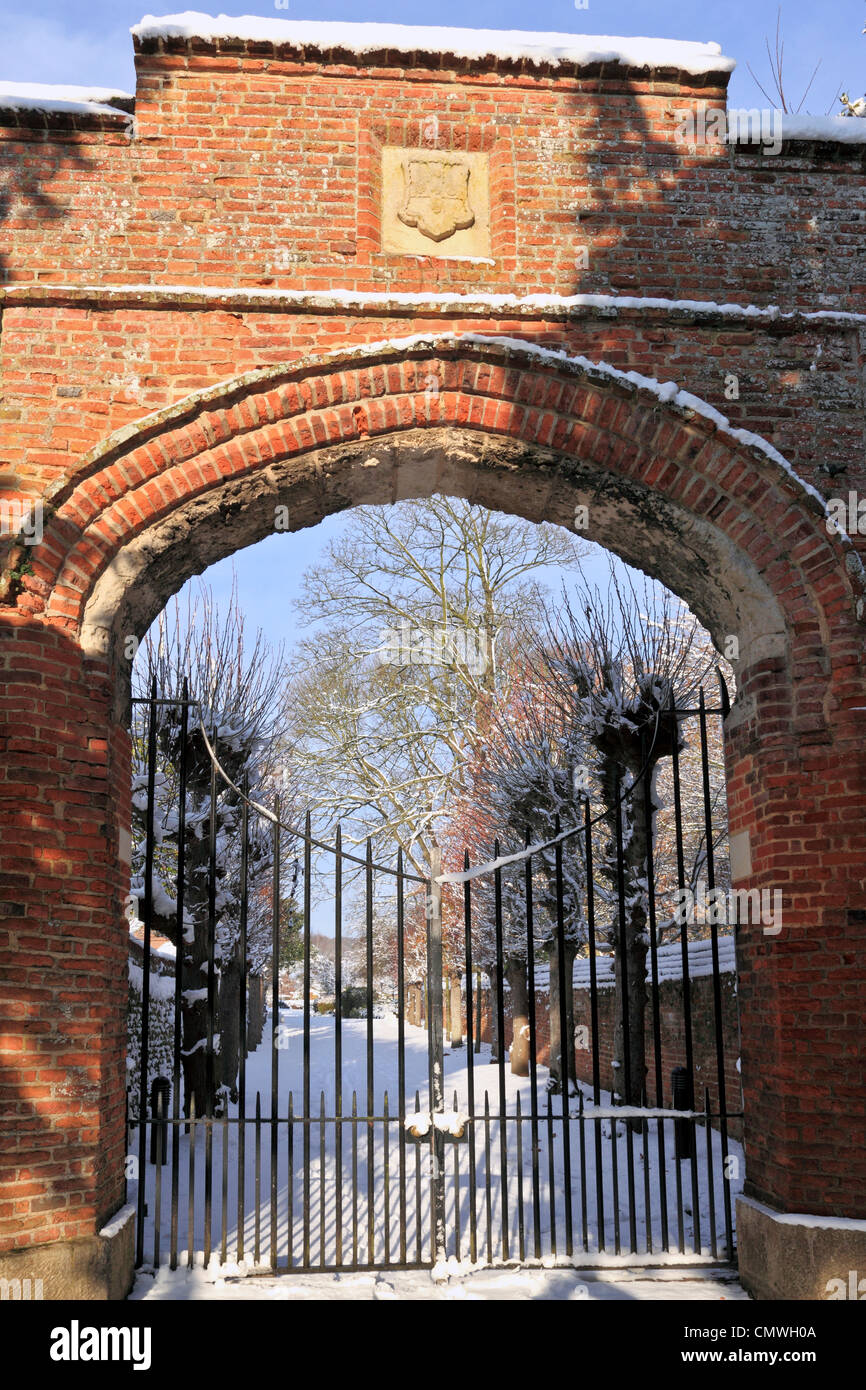 3704. Gate to Milner Court, Sturry, Canterbury, Kent, UK Stock Photo ...