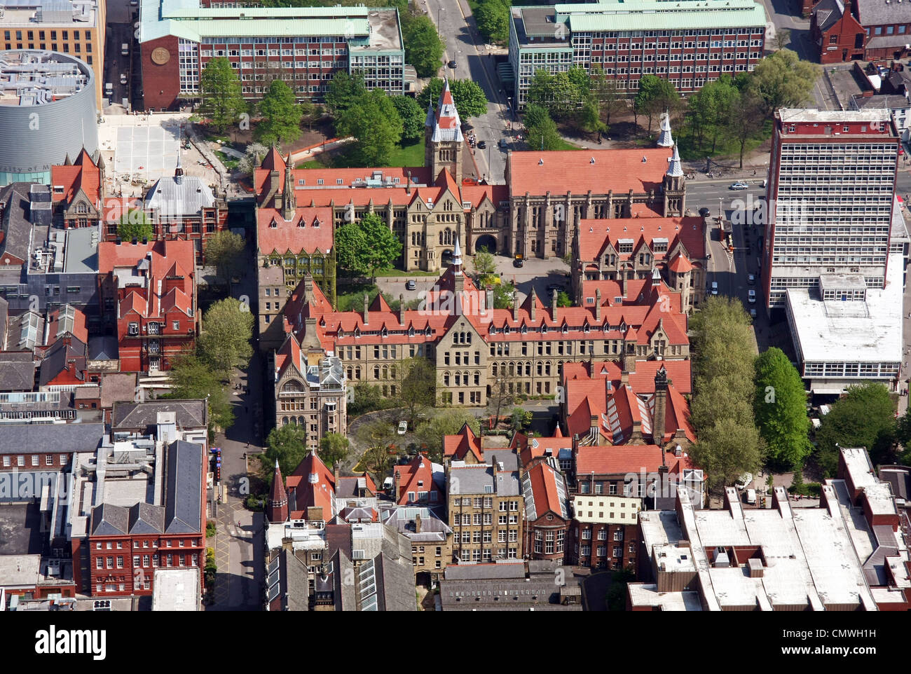 University of manchester ariel view hi-res stock photography and images ...