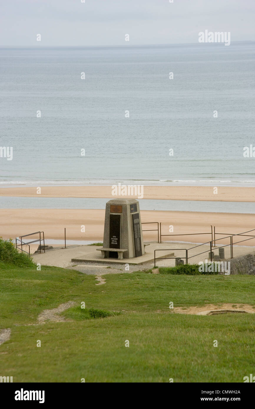 5th Engineer Special Brigade Memorial remembering the D Day dead sited ...