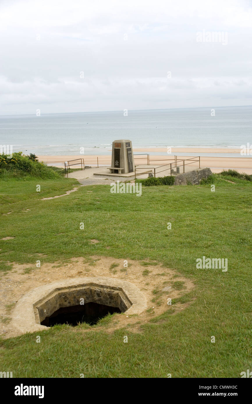 5th Engineer Special Brigade Memorial remembering the D Day dead sited ...