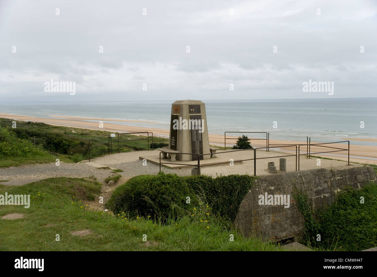 5th Engineer Special Brigade Memorial remembering the D Day dead sited ...