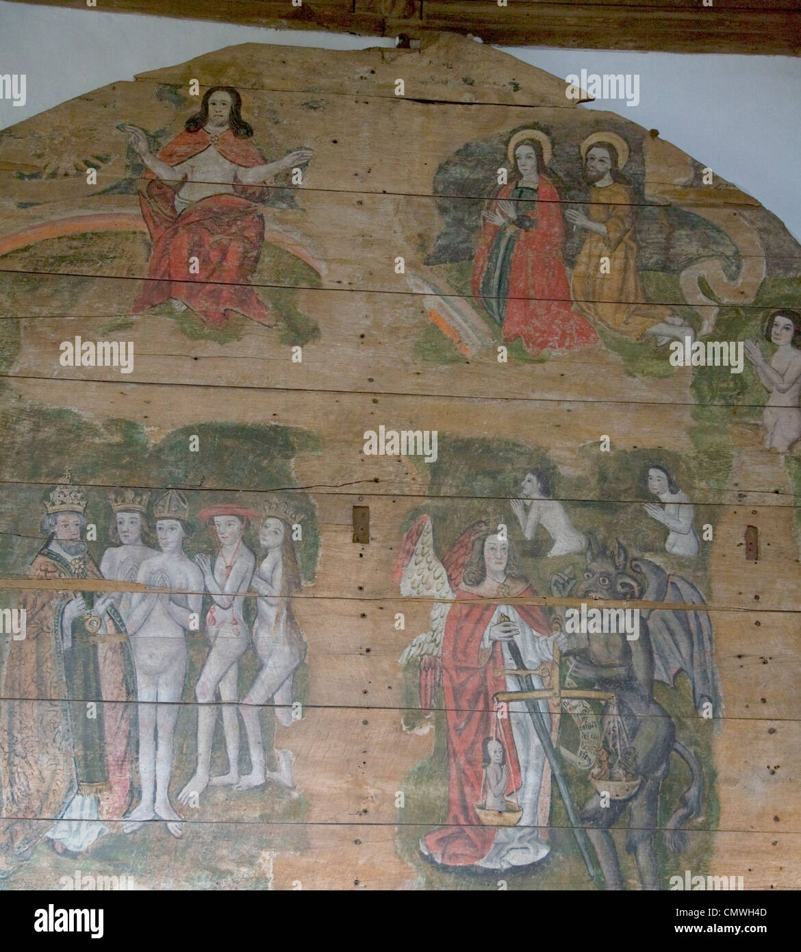 Medieval doom painting church hi-res stock photography and images - Alamy