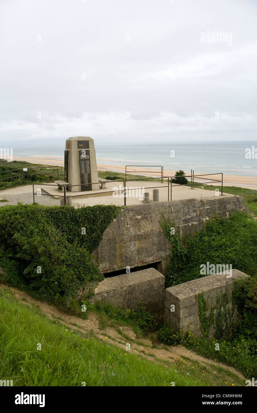 5th Engineer Special Brigade Memorial remembering the D Day dead sited ...