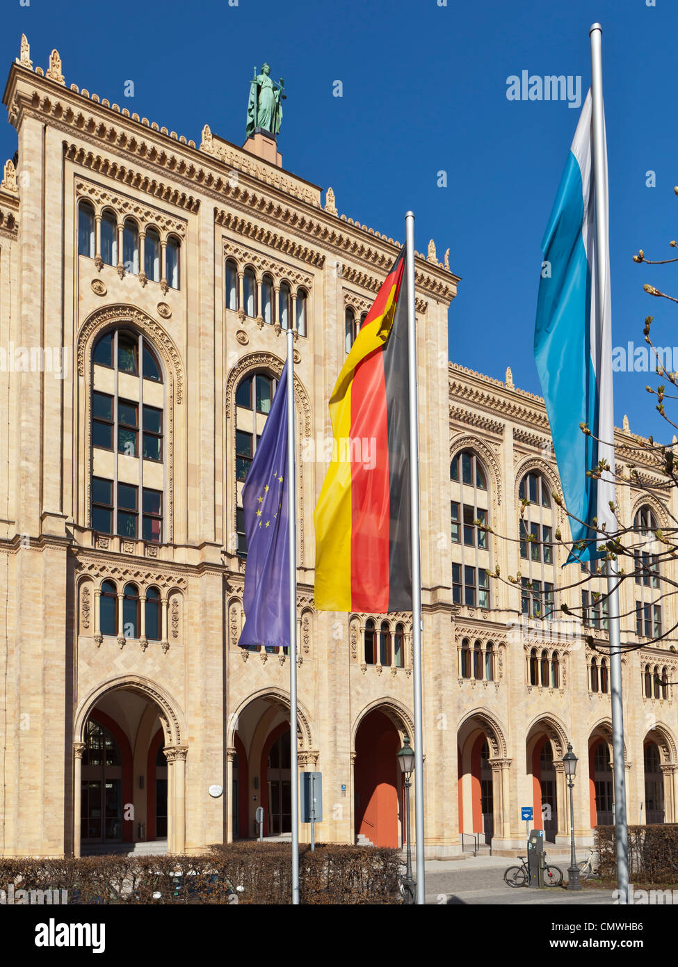 Building of the government of upper bavaria hi-res stock photography ...