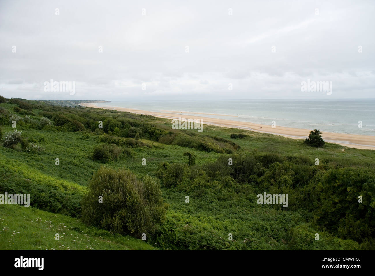 German bunker WN62 by the American National cemetery overlooking the ...