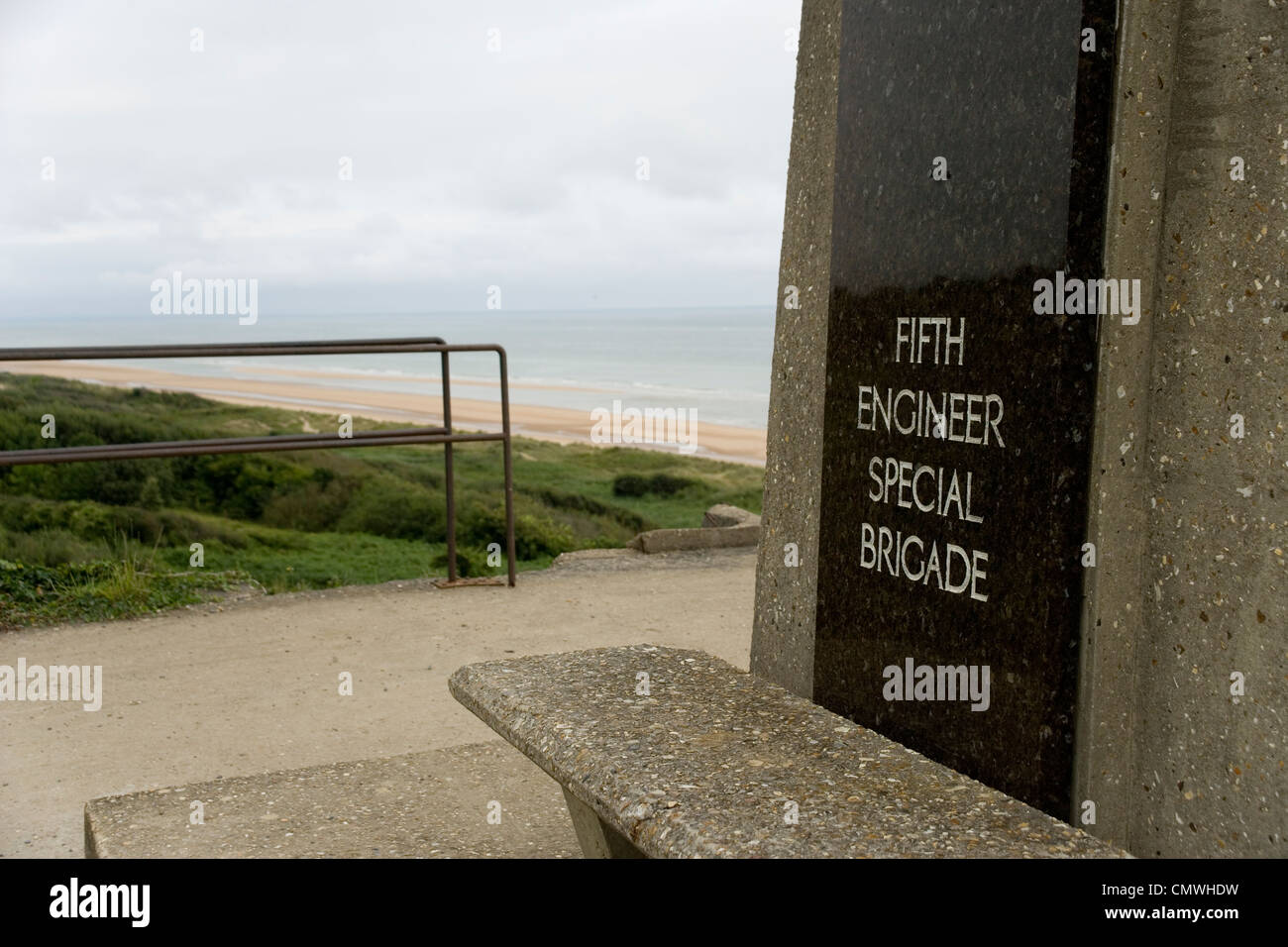 5th Engineer Special Brigade Memorial remembering the D Day dead sited ...