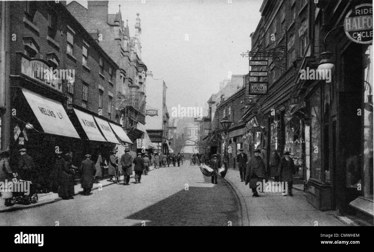 Dudley Street, Wolverhampton, Early 20th cent. The premises of the food ...
