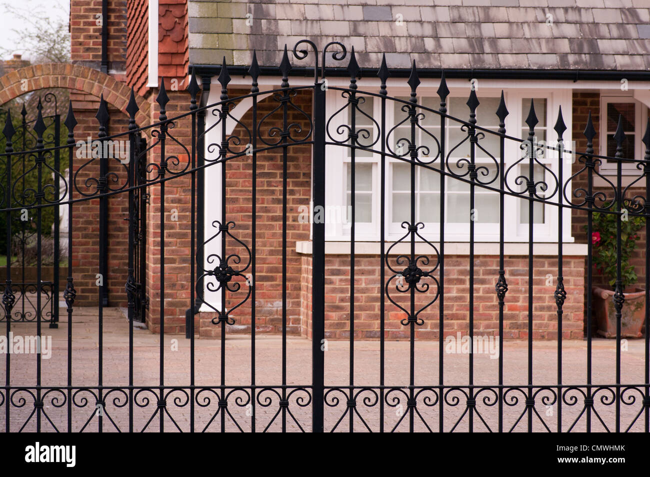 Driveway Gates High Resolution Stock Photography and Images - Alamy