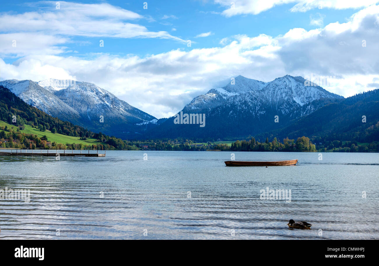 Lake Schliersee in Germany Stock Photo - Alamy