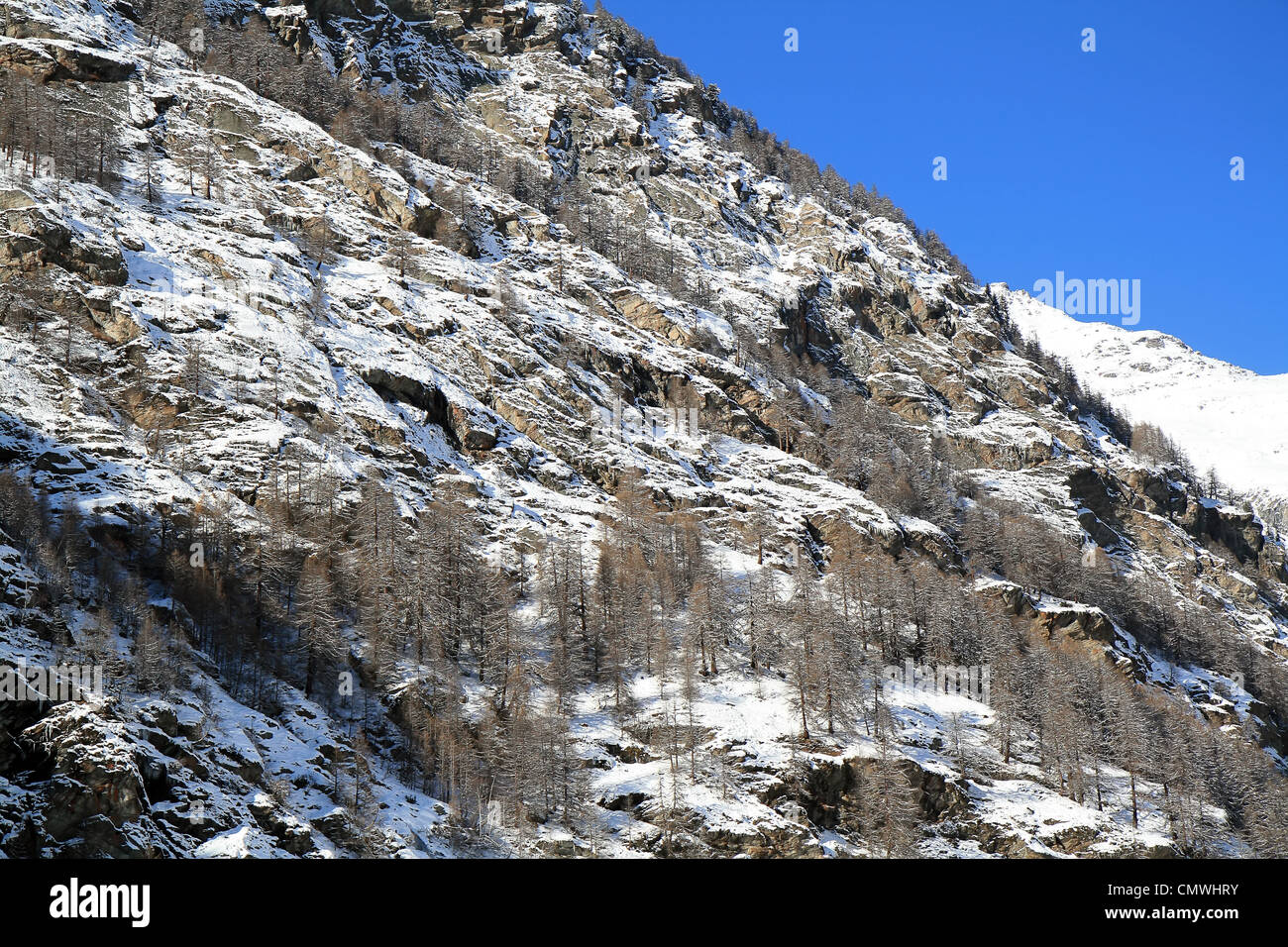 The rocky cliffs of the Swiss Alps Stock Photo - Alamy