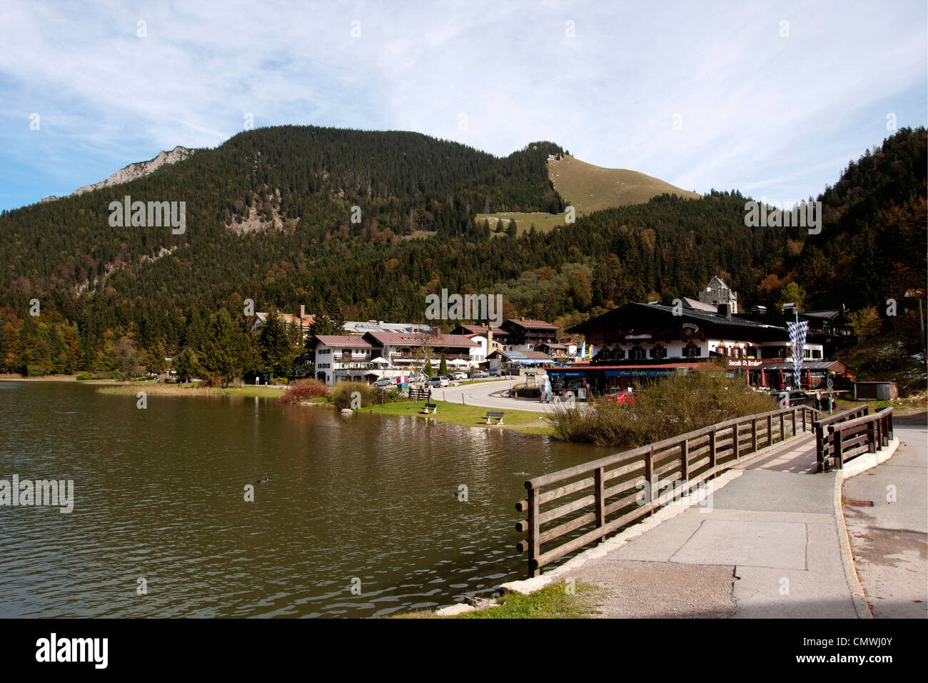 Lake Spitzingsee in Germany Stock Photo - Alamy