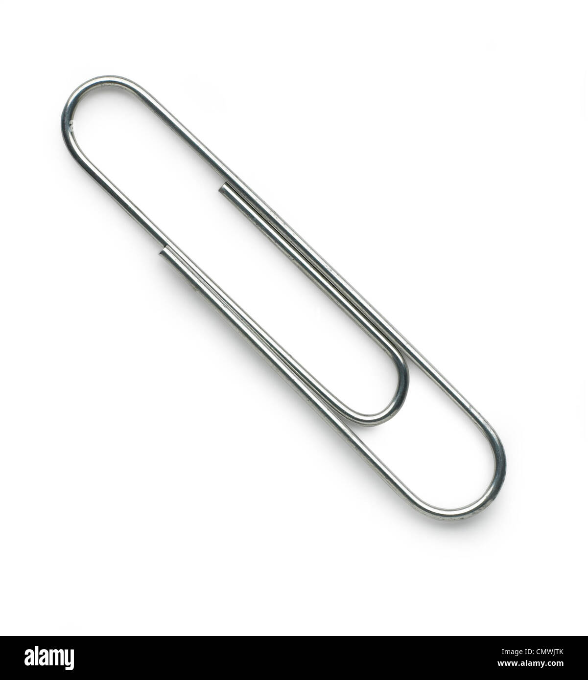 Single paper clip Stock Photo - Alamy