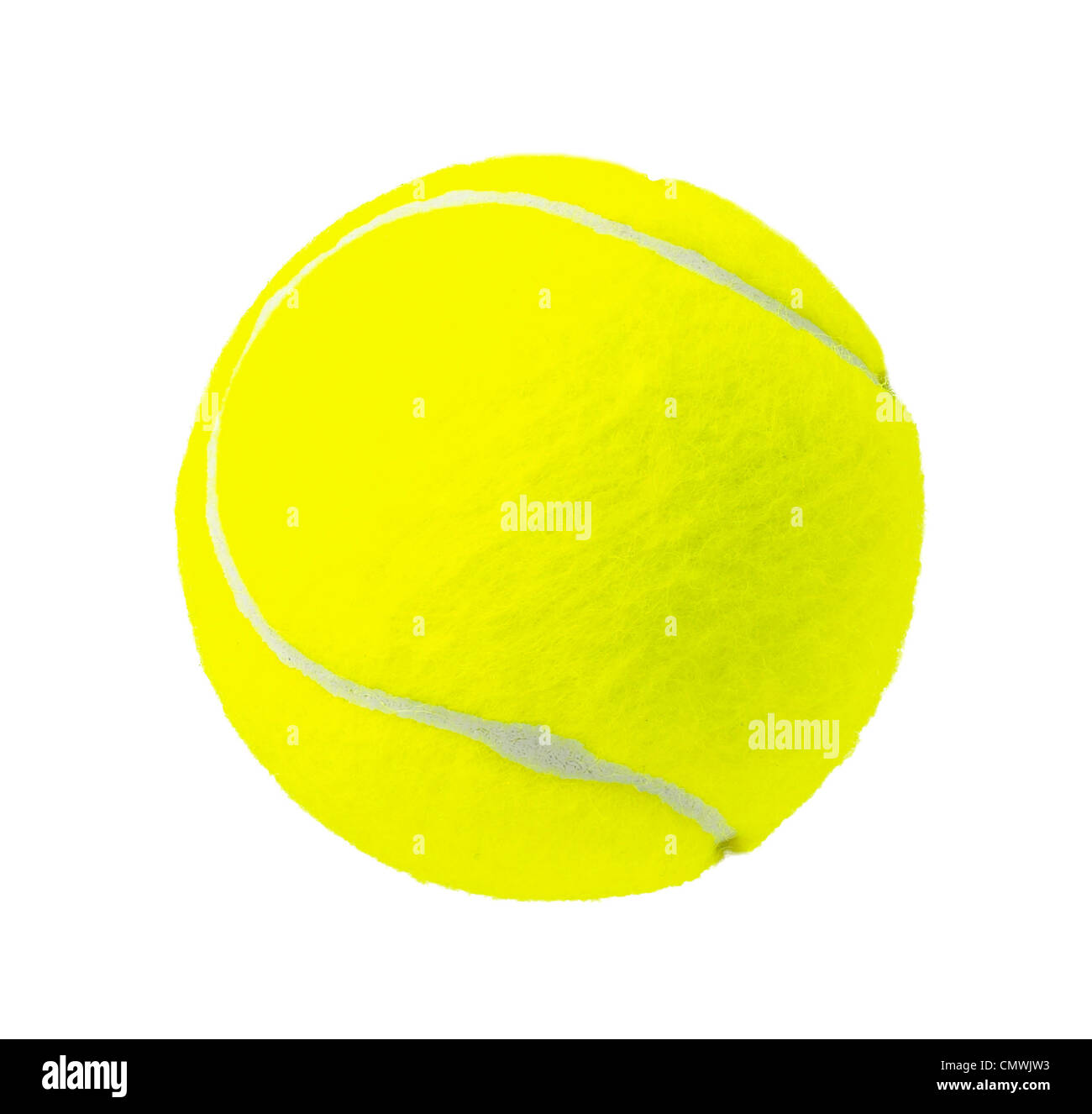 Yellow tennis ball Stock Photo - Alamy
