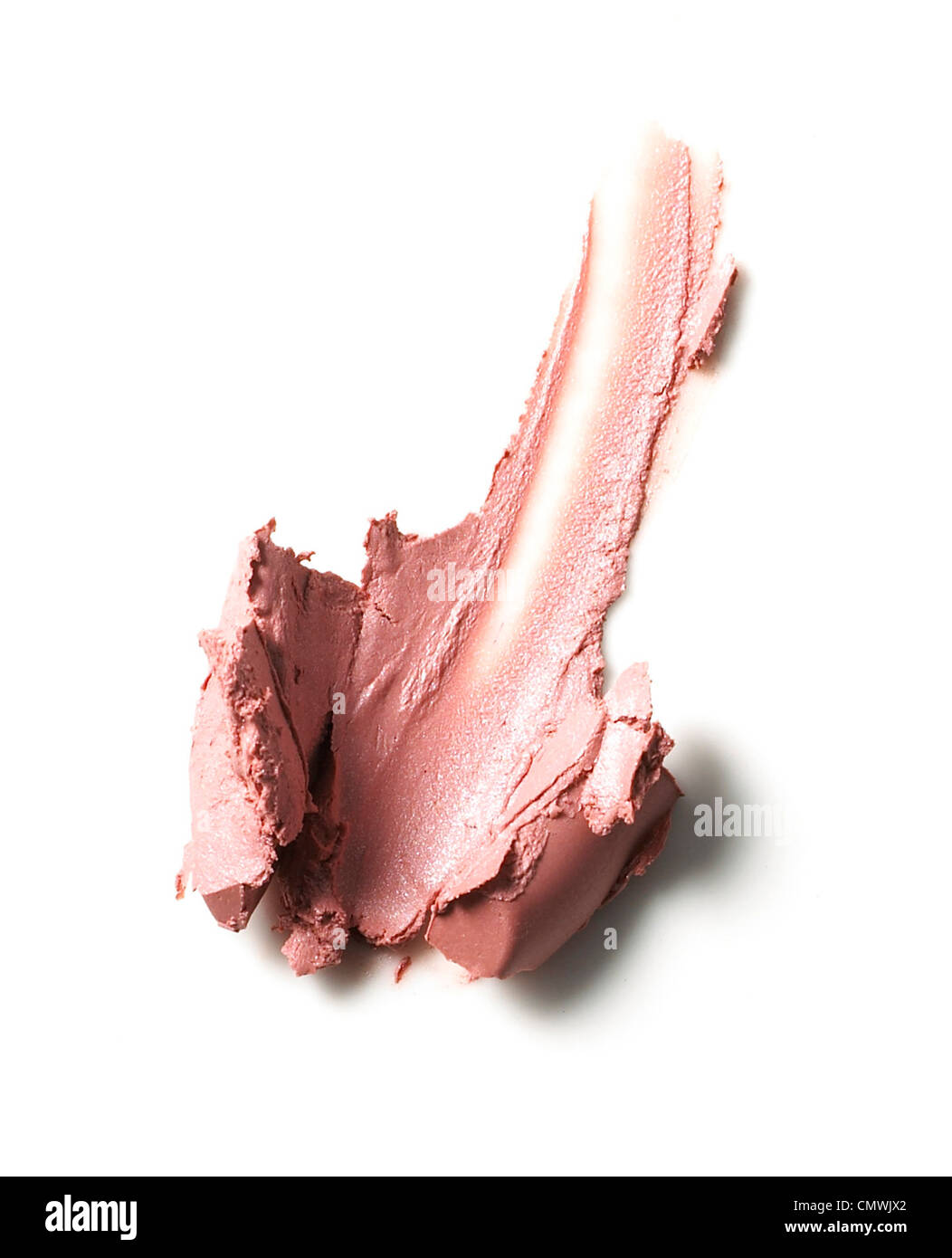 Smudged pink lipstick Stock Photo - Alamy