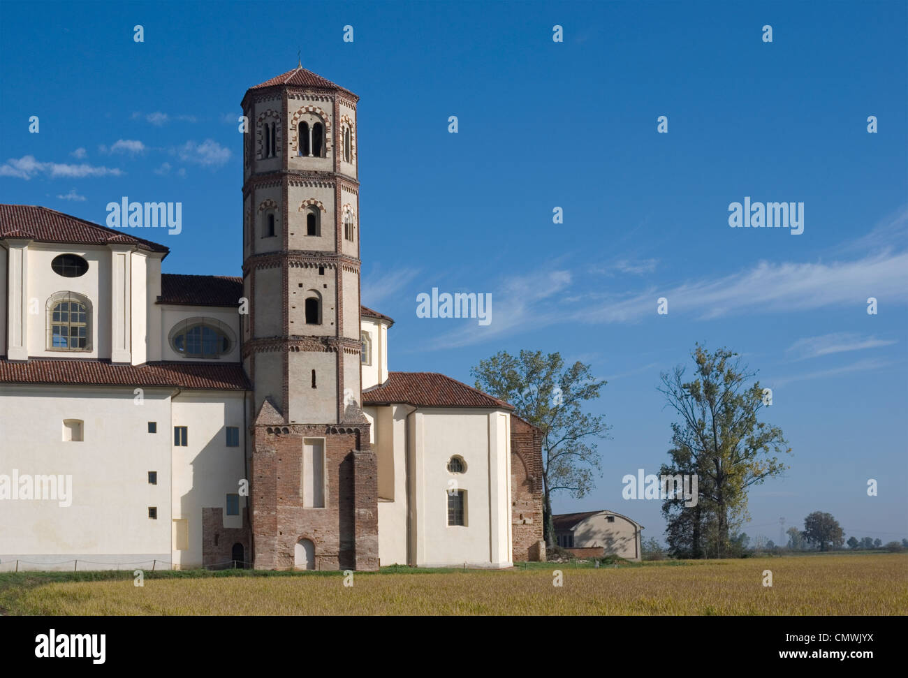 Principato di Lucedio historic village, Trino, Piedmont, Italy Stock ...