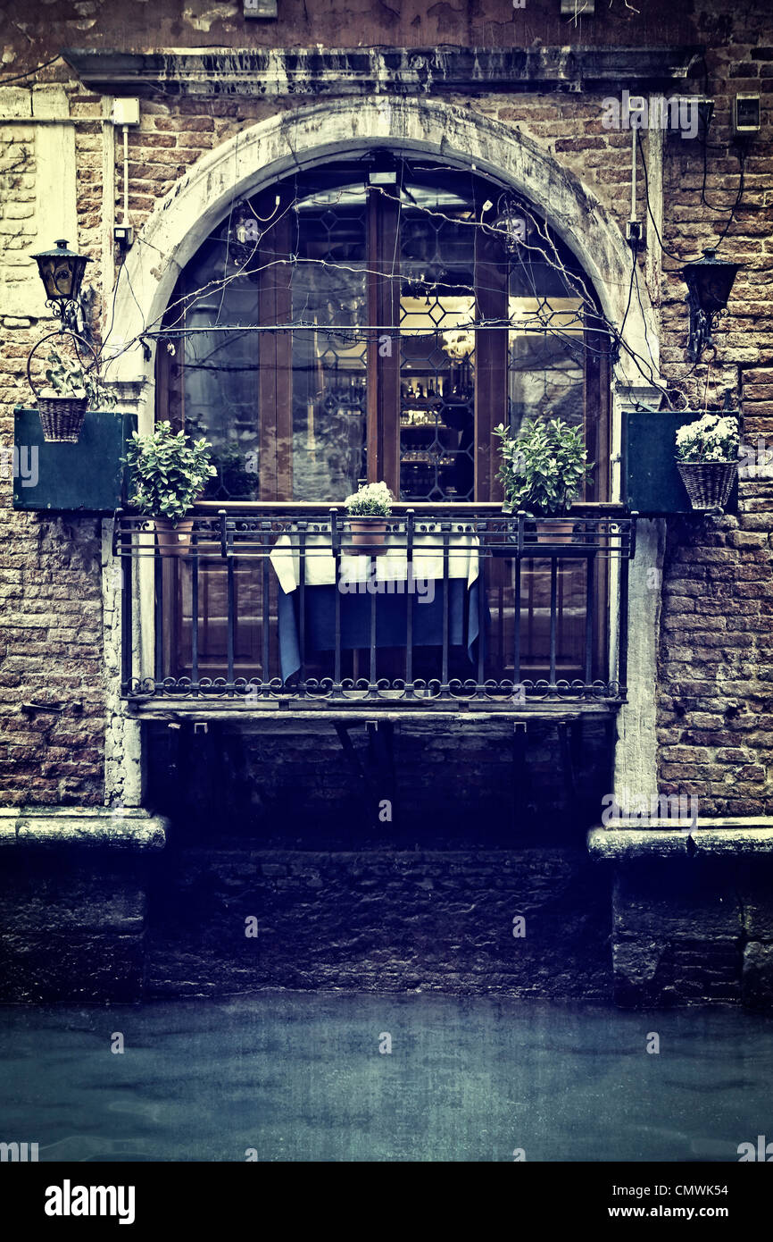 Venetian balcony hi-res stock photography and images - Alamy