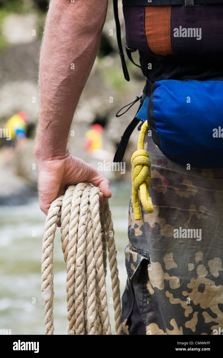 Rafting rescue rope hi-res stock photography and images - Alamy