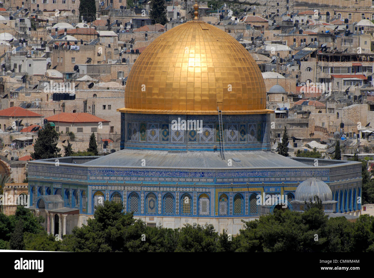 Golden Dome of the Rock Jerusalem Collection Stock Photo - Alamy