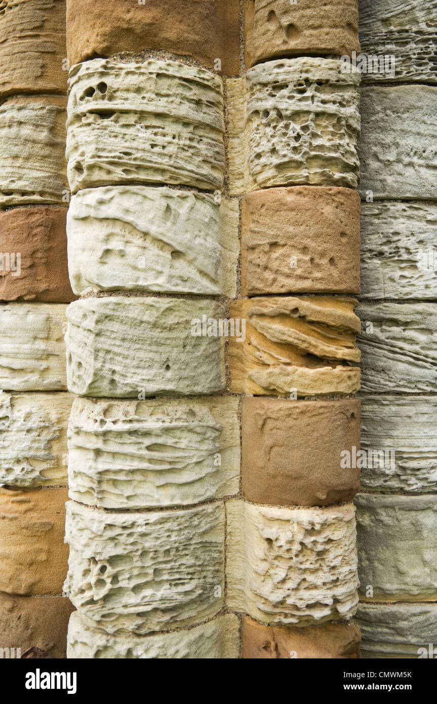 Whitby cathedral north yorkshire stone ruins hi-res stock photography ...