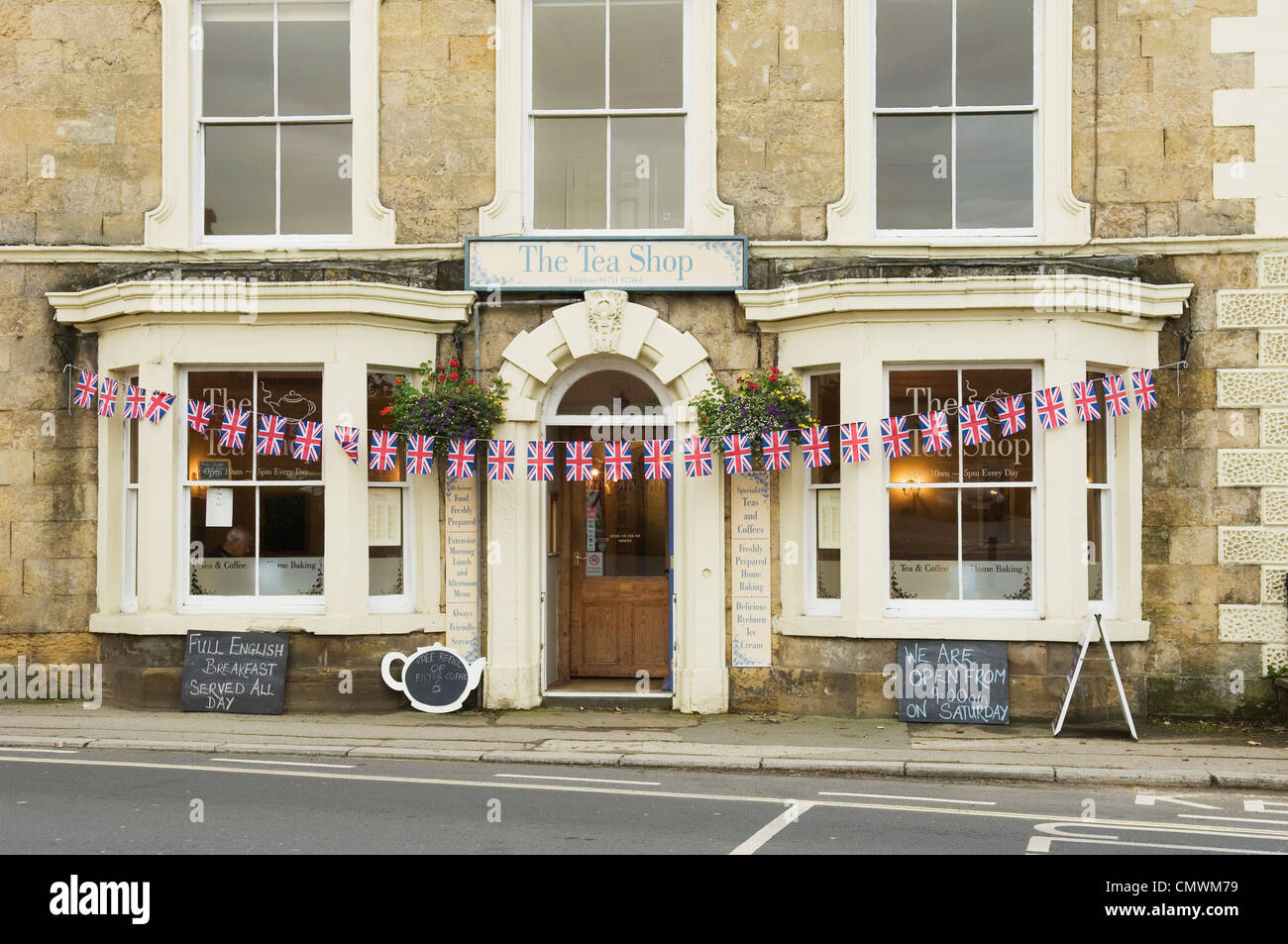Tea room in Pickering, North Yorkshire, England Stock Photo - Alamy