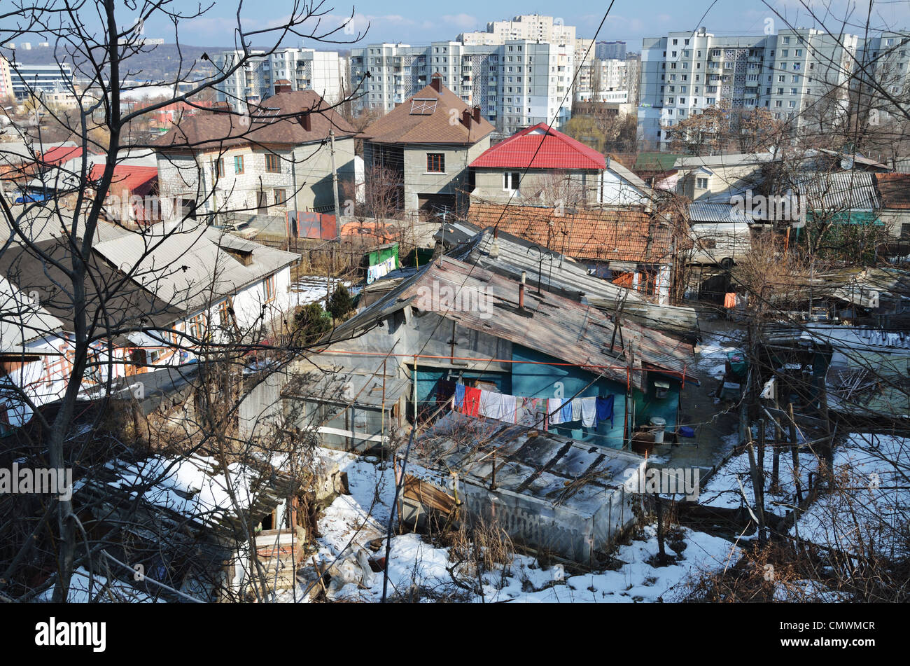 Suburban districts, Chisinau, Moldova - March 2012 Stock Photo - Alamy