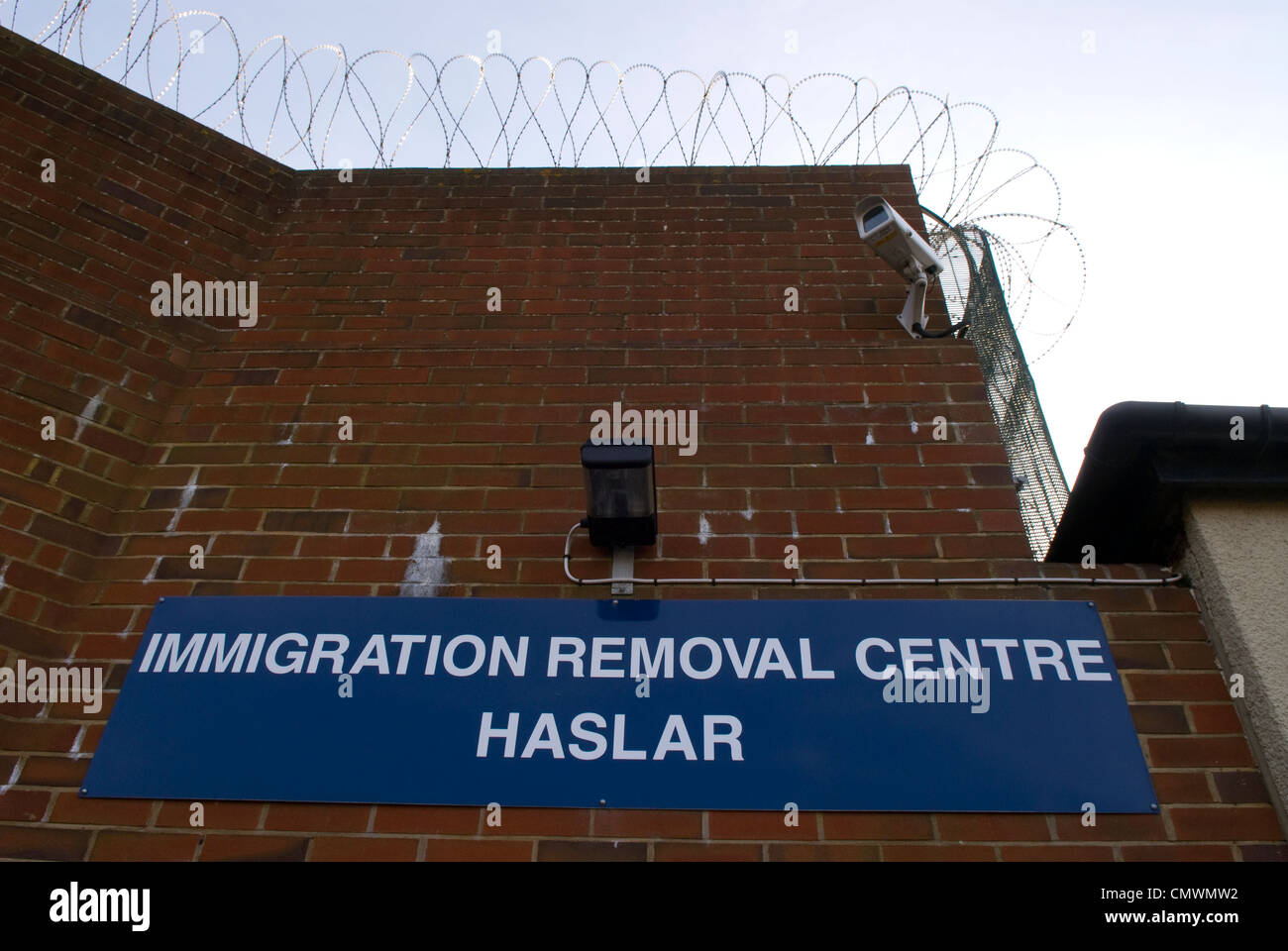 Main entrance to the Immigration Removal Centre, Haslar, Gosport ...