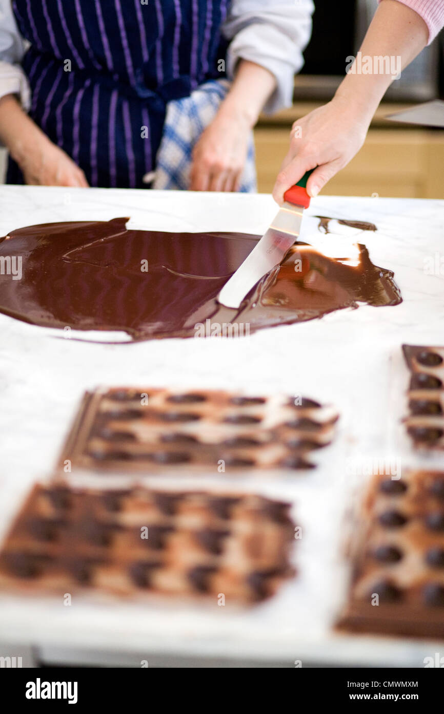 Woman making chocolate truffle hi-res stock photography and images - Alamy
