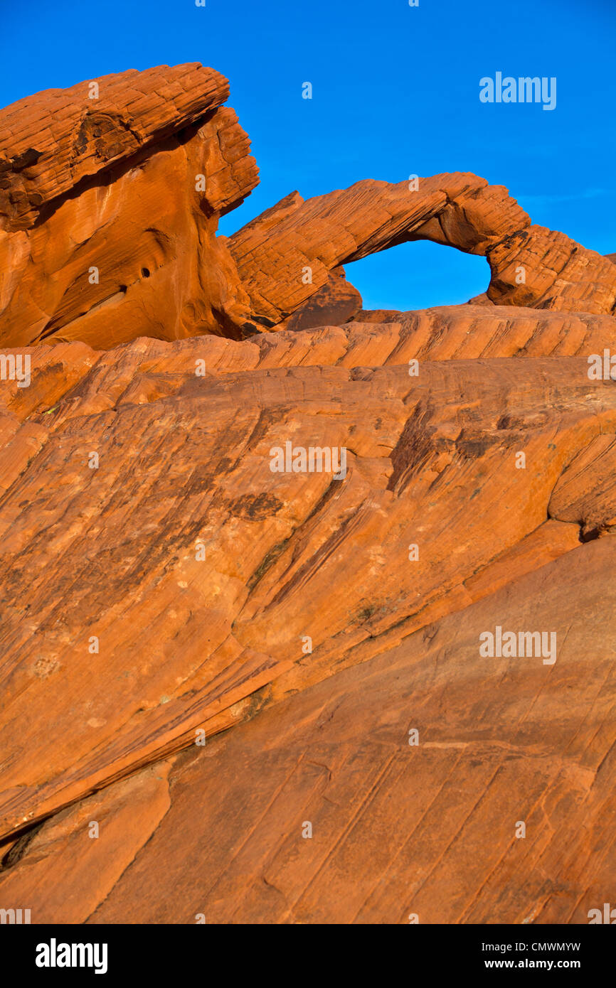 Sandstone Rock formations in Nevada's Valley of Fire Stock Photo - Alamy