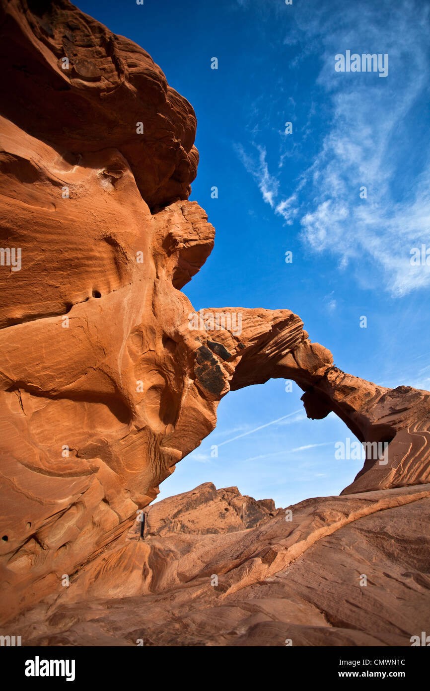 Sandstone Rock formations in Nevada's Valley of Fire Stock Photo - Alamy