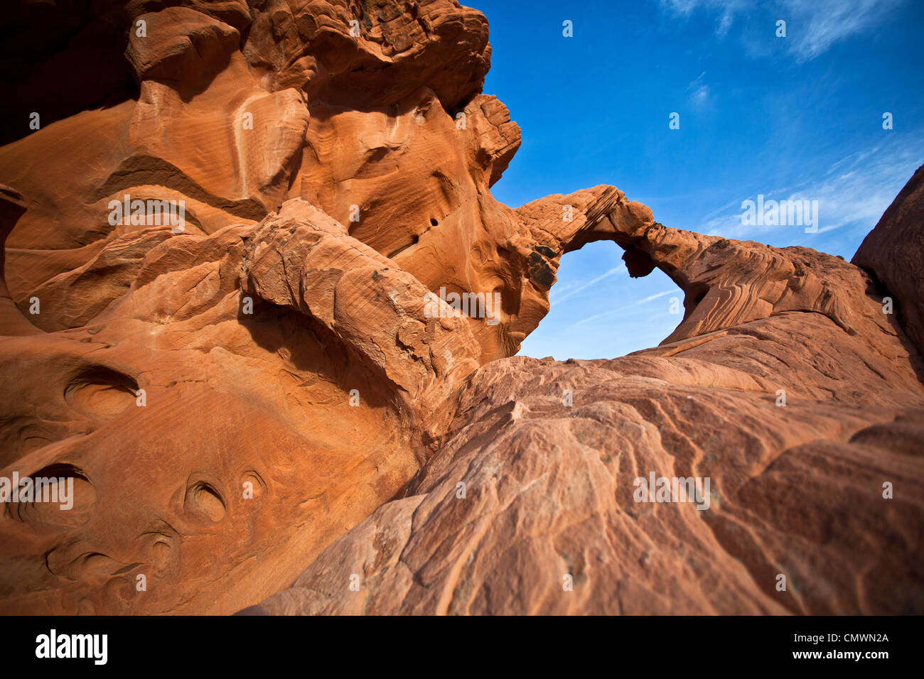 Sandstone Rock formations in Nevada's Valley of Fire Stock Photo - Alamy