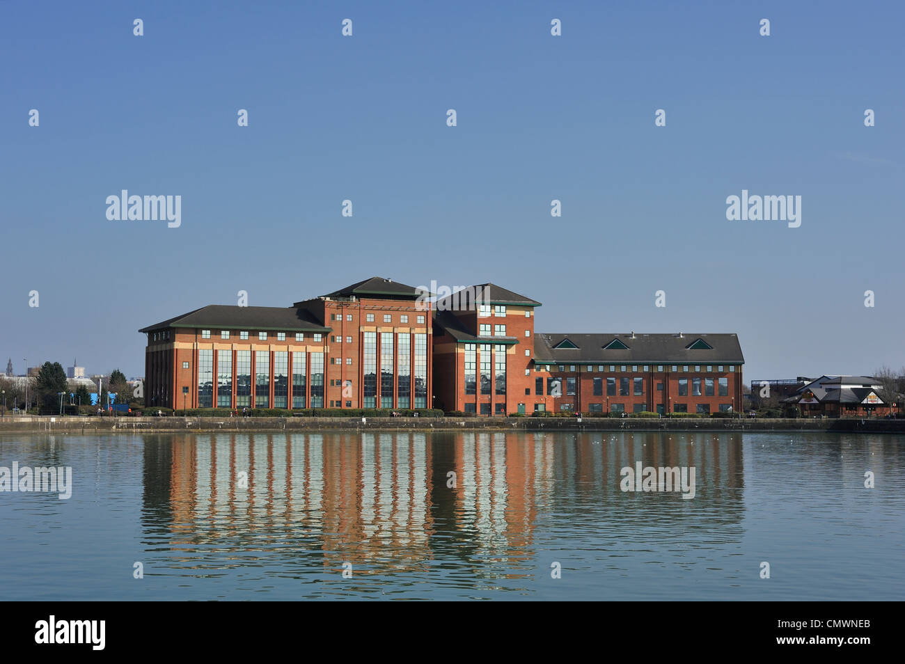 Waterfront at Preston Marina Stock Photo - Alamy