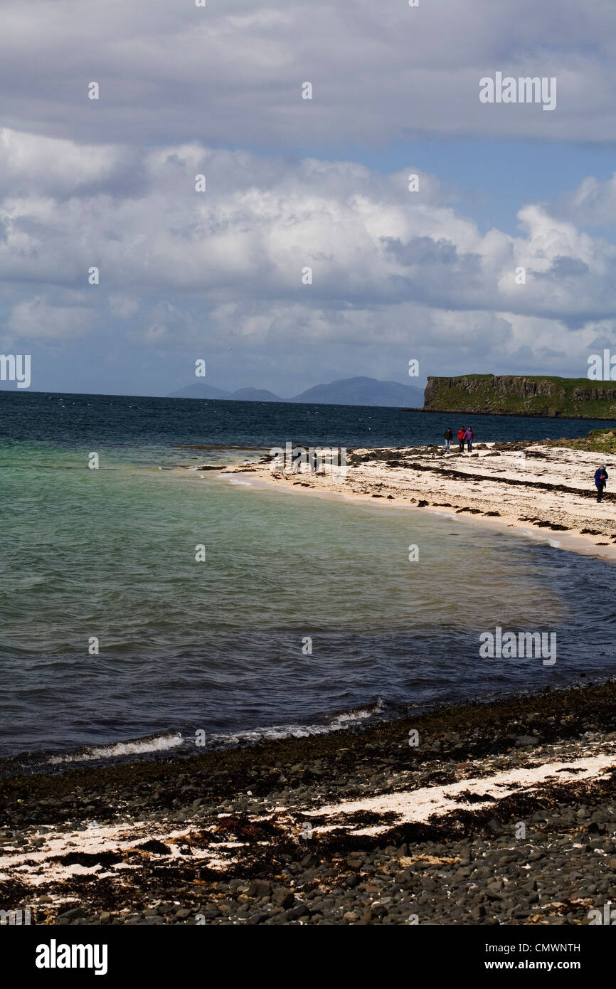 The Coral Beaches of Claigan Dunvegan Isle of Skye Scotland Stock Photo ...