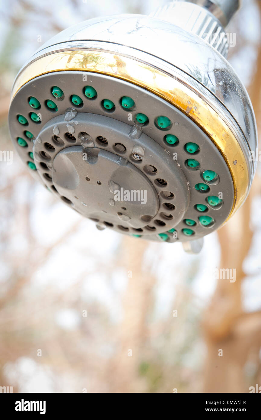 Outdoor Shower Head Stock Photo - Alamy