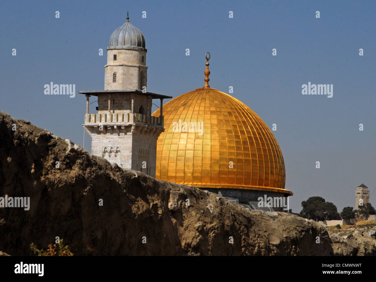 Al Aqsa Mosque Minaret, Temple mount excavations Jerusalem collection ...