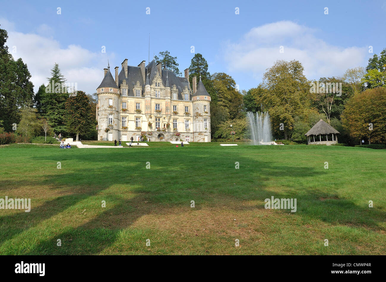 Chateau at bagnoles de lorne france hi-res stock photography and images ...