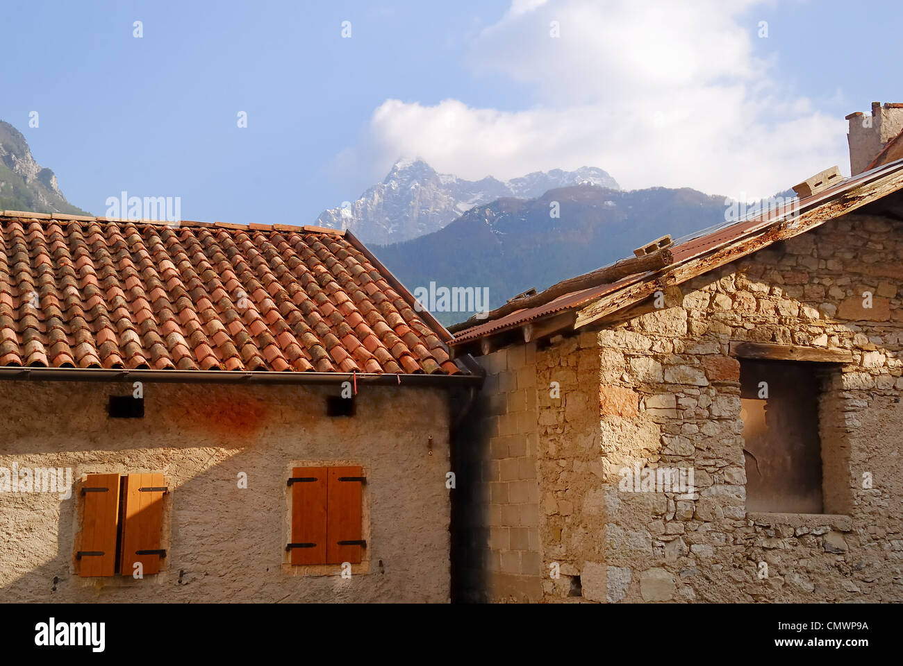 Erto is an old and small mountain village located in the Carnian Pre ...