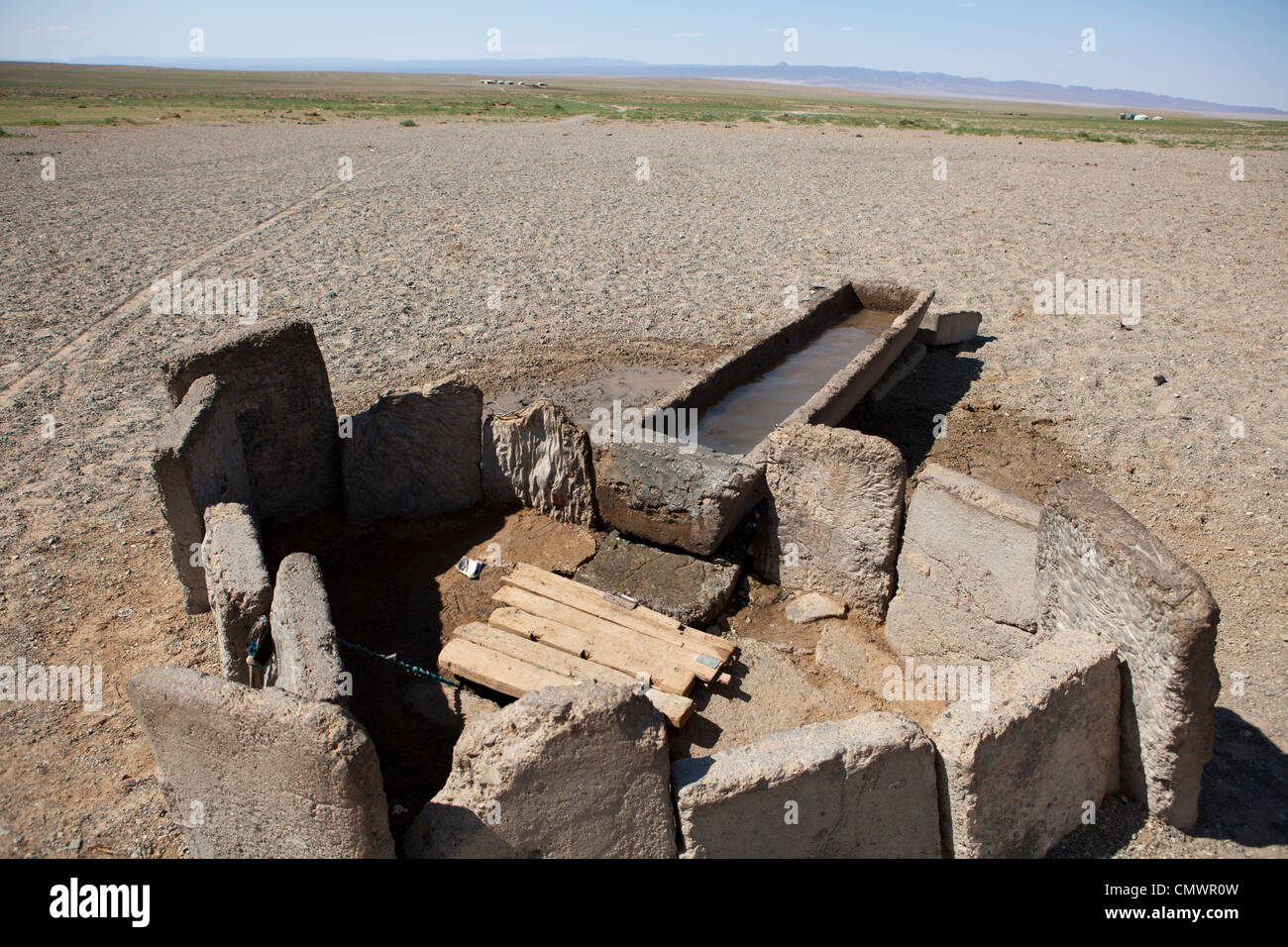 Desert well hi-res stock photography and images - Alamy