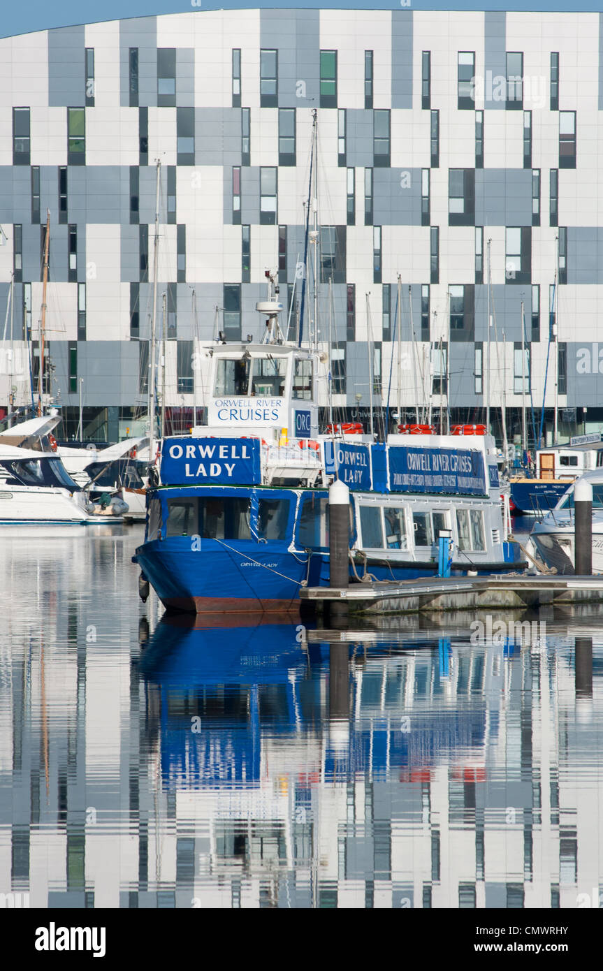 Orwell Lady, Orwell River Cruises, with University Campus Suffolk UCS ...