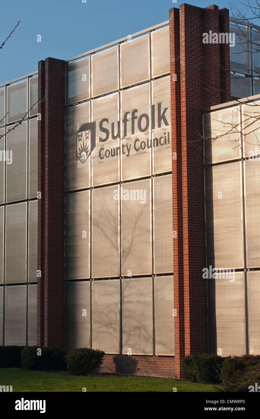 Suffolk County Council, Ipswich. England Stock Photo - Alamy