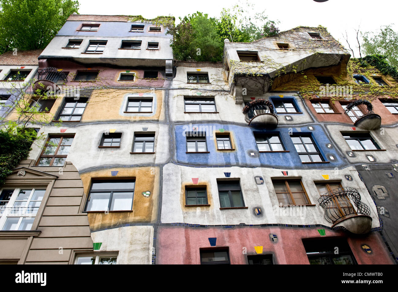 Hundertwasser building hi-res stock photography and images - Alamy