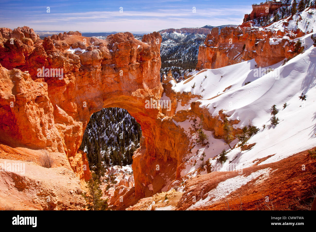 Natural Bridge rock formation, Bryce Canyon National Park, Utah USA ...