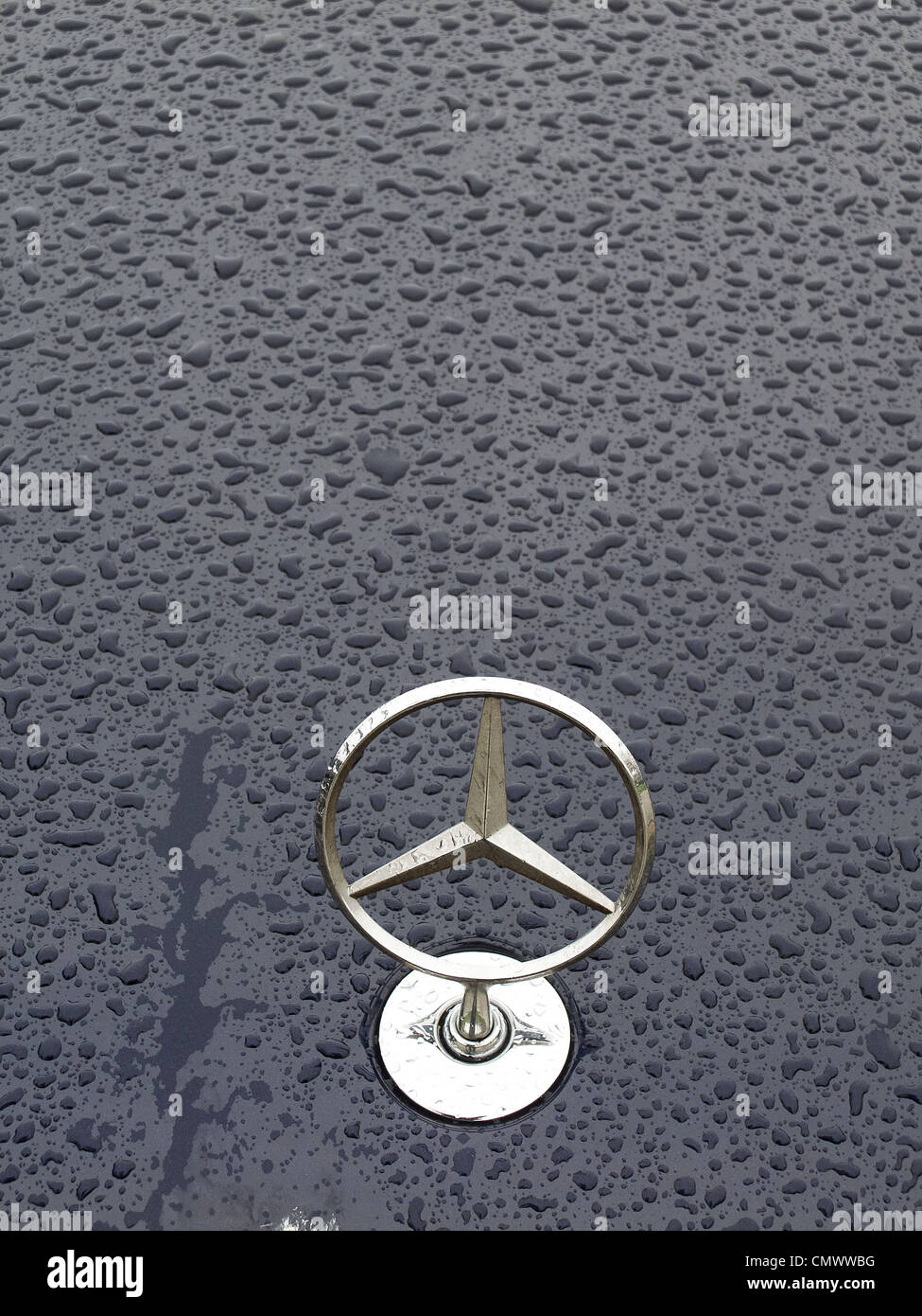 Raindrops on mercedes benz car hi-res stock photography and images - Alamy