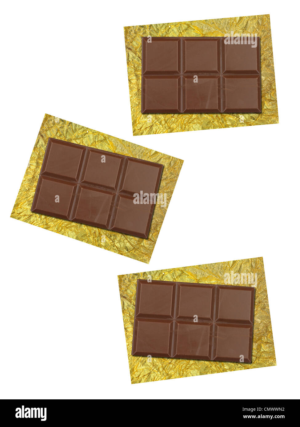A block of chocolate isolated against a white background Stock Photo ...