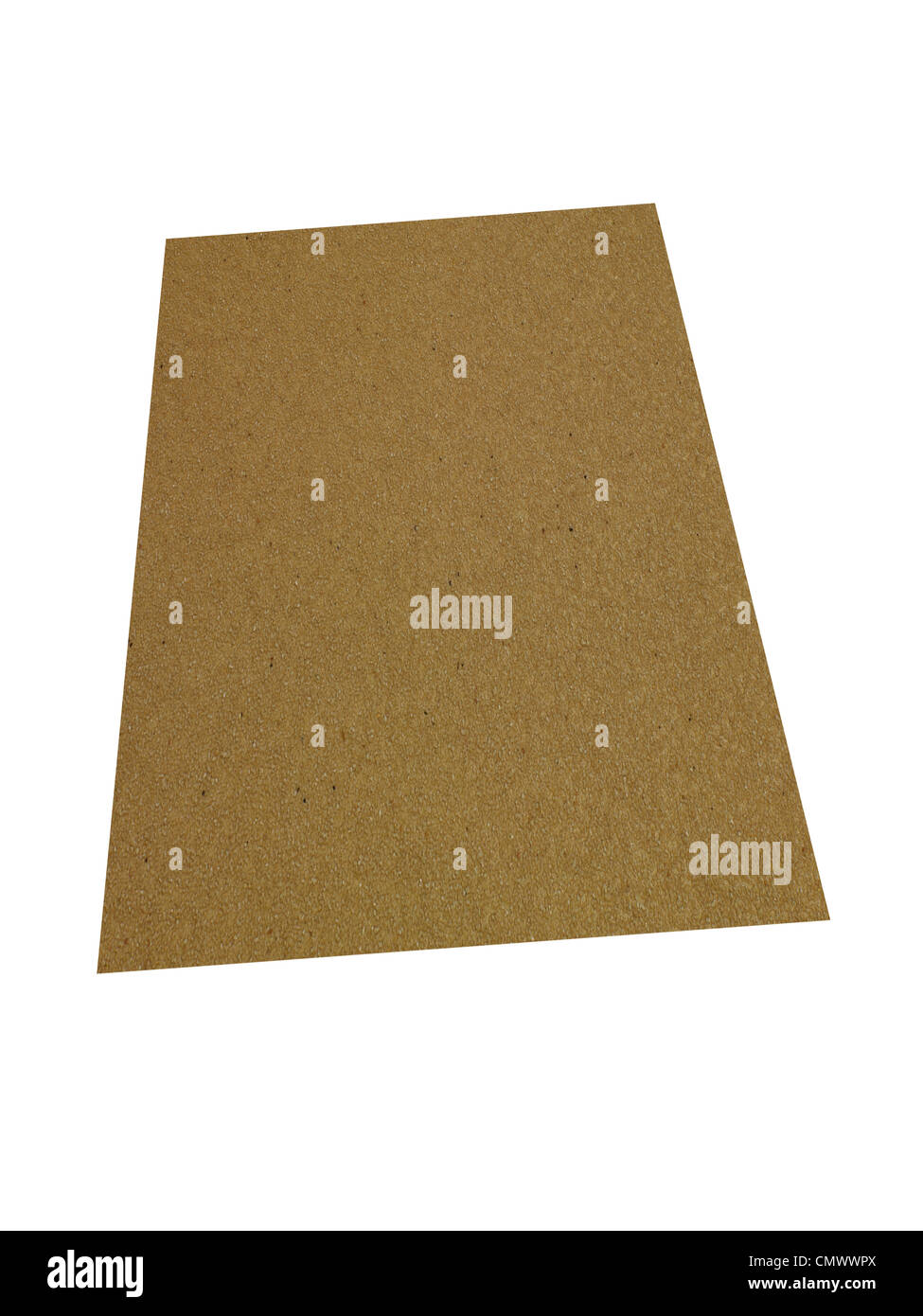 Abrasive sand paper isolated against a white background Stock Photo - Alamy