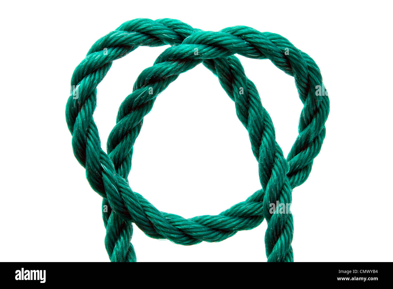 Heart shape rope isolated on white background Stock Photo - Alamy