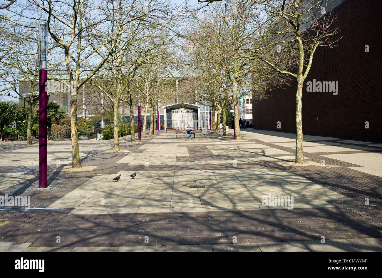 St Martins Square in Basildon Town Centre Stock Photo - Alamy