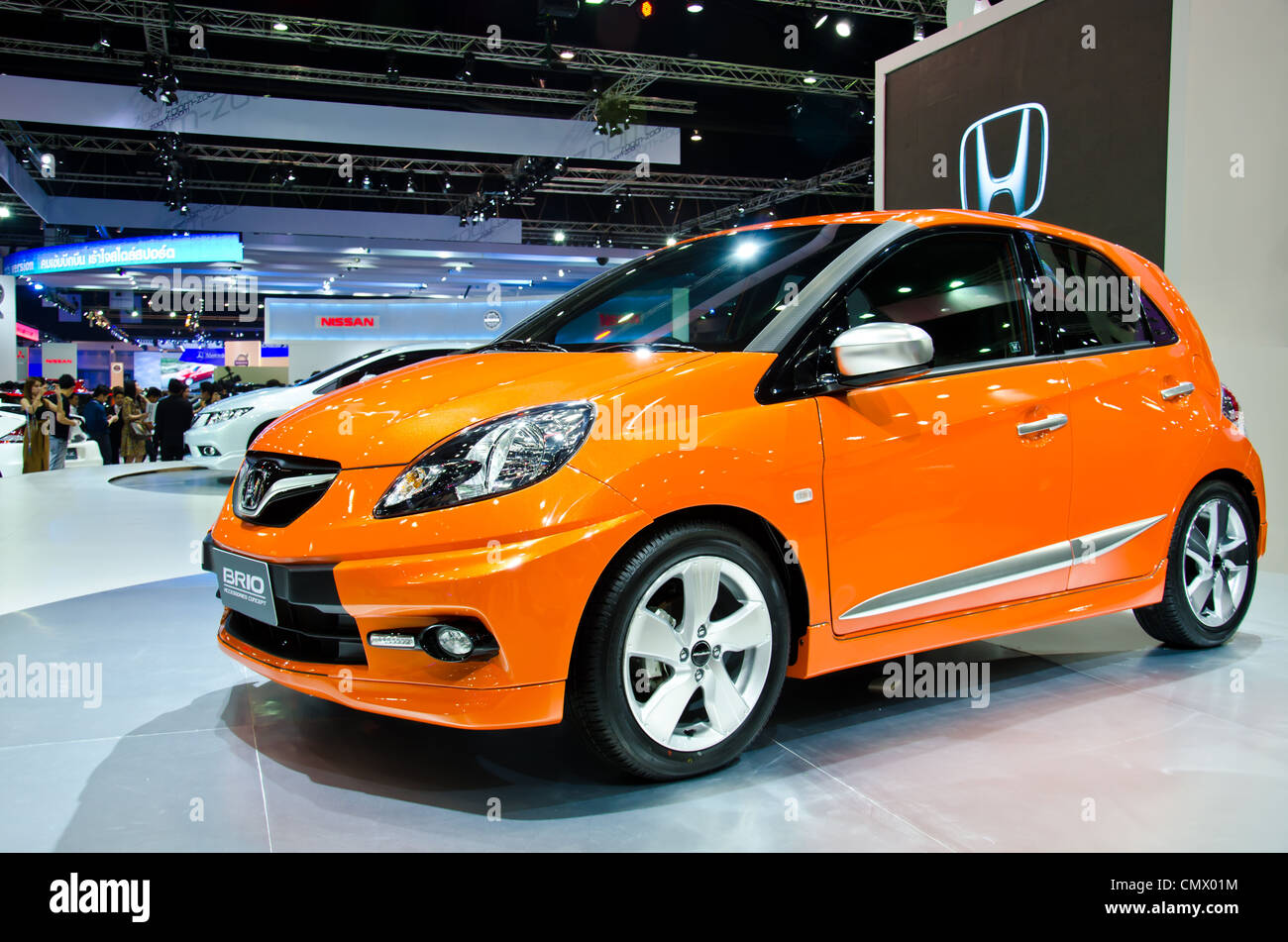 Honda Brio car on display at The 33th Bangkok International Motor Show ...