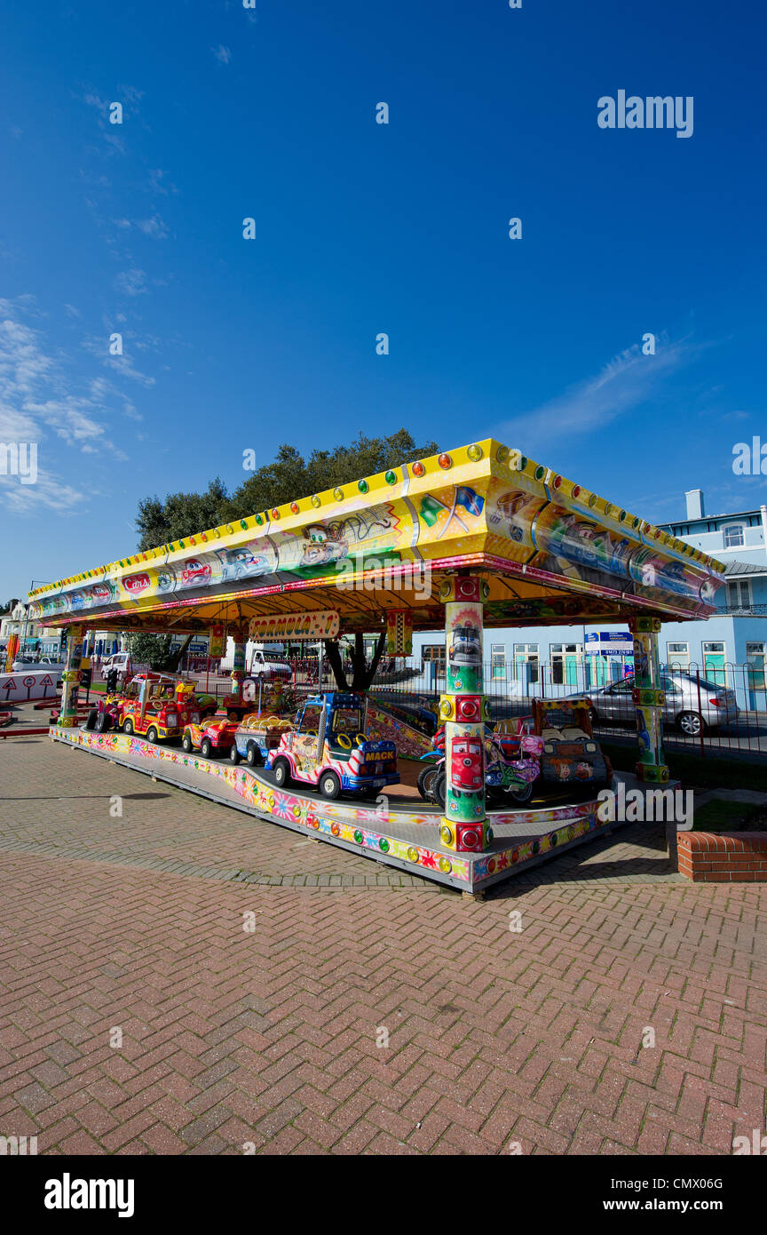 A colourful fairground ride Stock Photo - Alamy