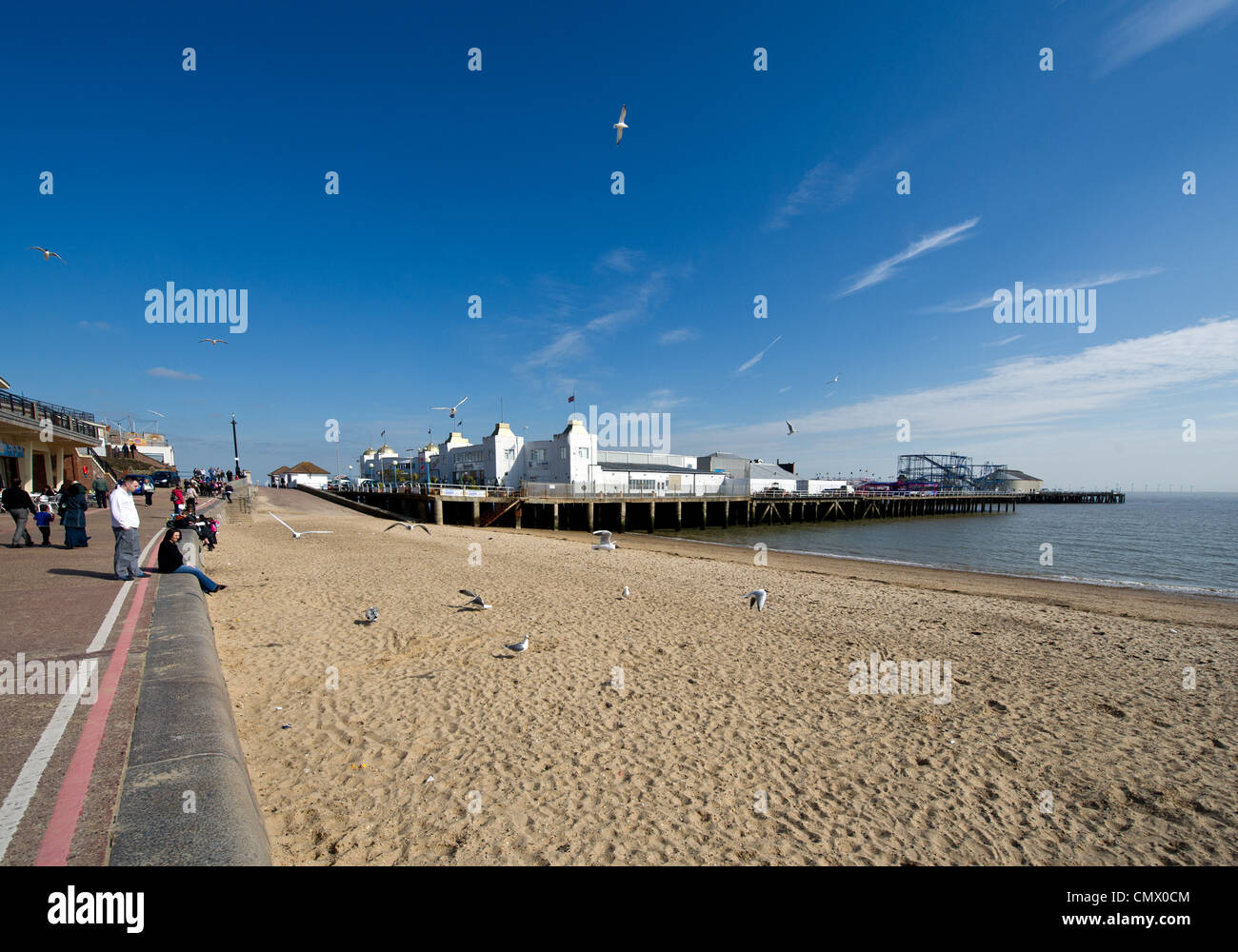 Clacton promenade hi-res stock photography and images - Alamy